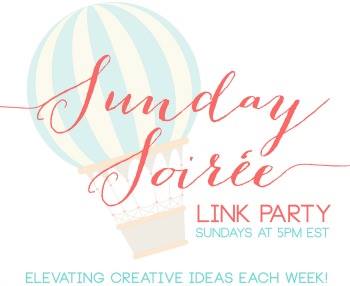 Sunday Soiree Link Party - The Crafted Sparrow
