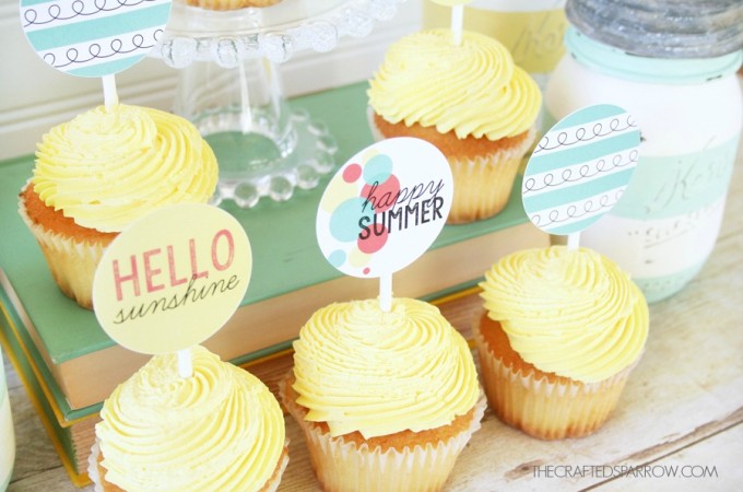Summer Printable Toppers 3 - The Crafted Sparrow