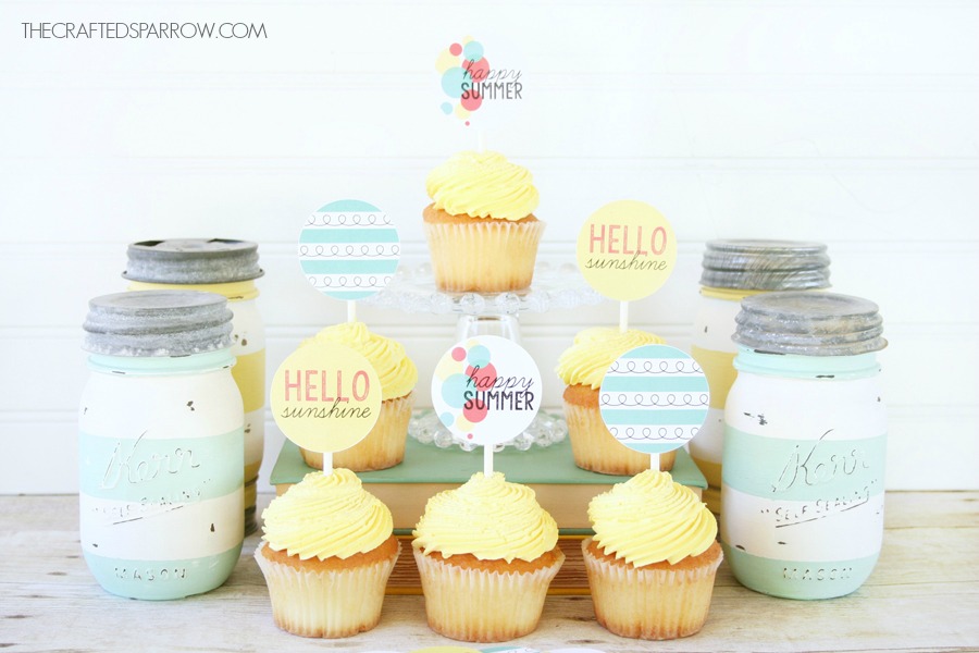 Summer Printable Toppers 4 - The Crafted Sparrow