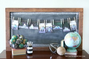 Clothespin Photo Display