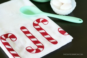 DIY Christmas Tea Towels