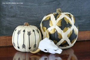 Tribal Inspired Pumpkins