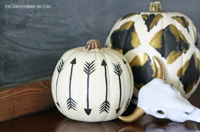 Tribal Inspired Pumpkins 6 - The Crafted Sparrow