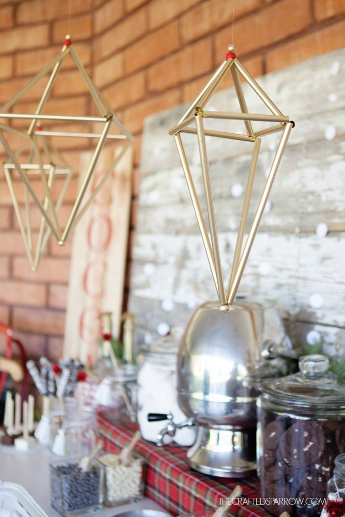 How to Make Large Himmeli Ornaments