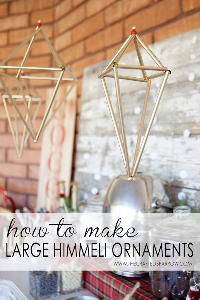 How to Make Large Himmeli Ornaments