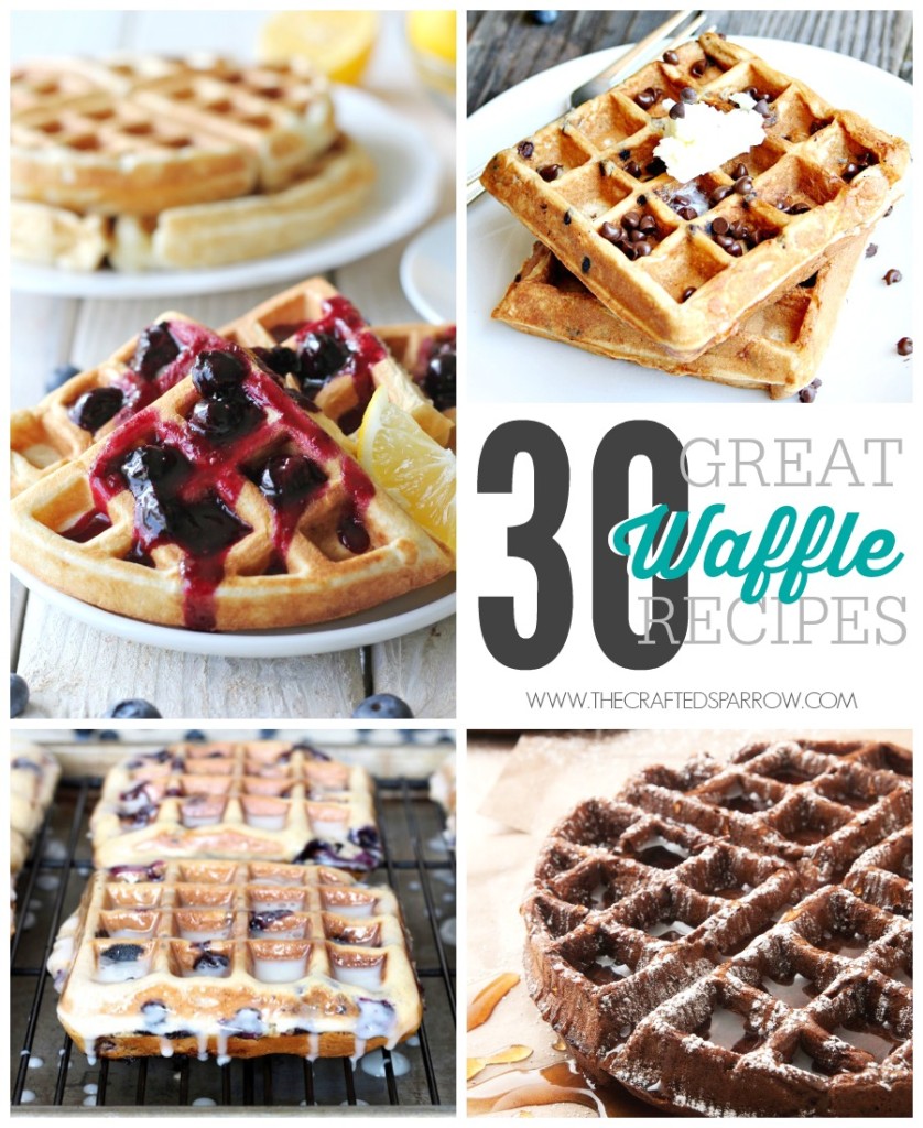 30 Great Waffle Recipes