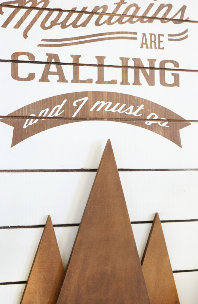 DIY Camping Slat Sign