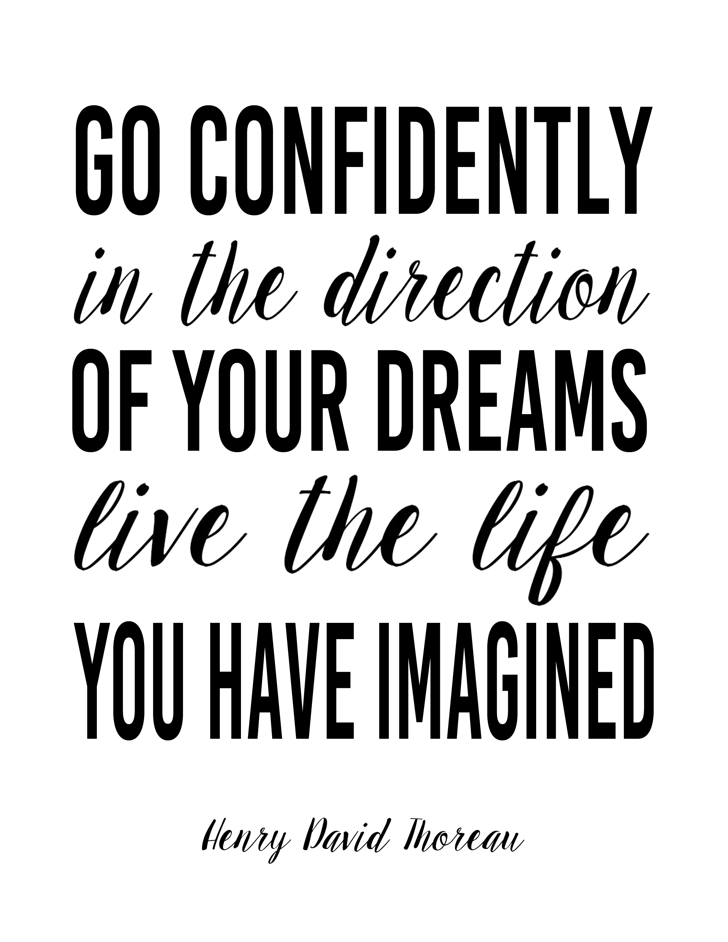 Go Confidently Printable - The Crafted Sparrow