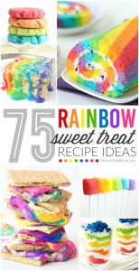 75 Rainbow Sweet Treats - The Crafted Sparrow