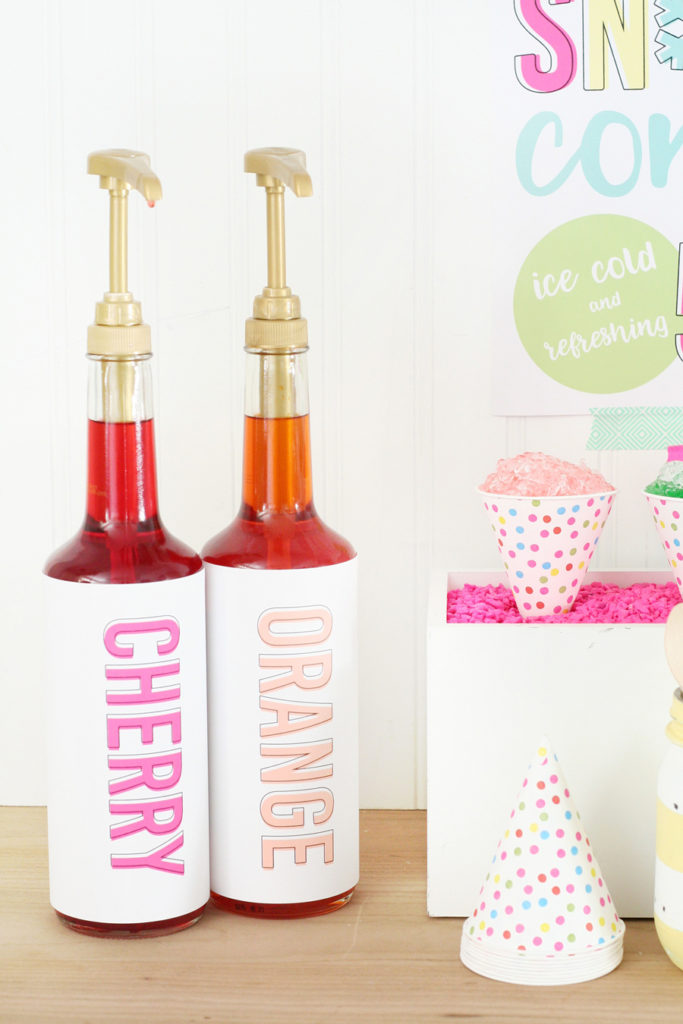 DIY Snow Cone Garland