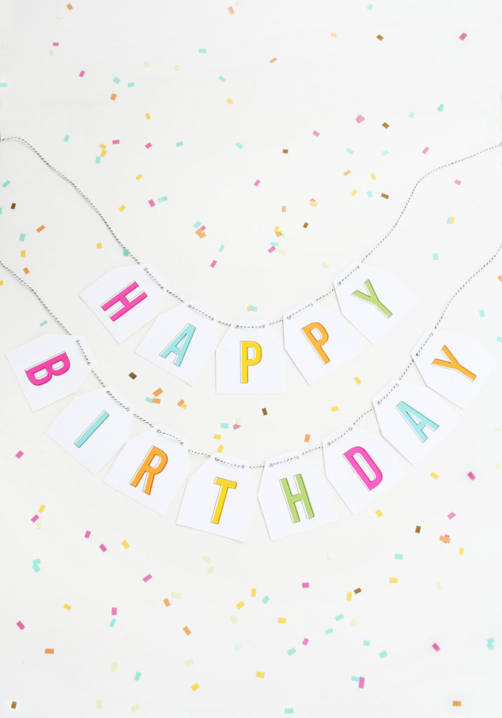 Free Printable Birthday Banner