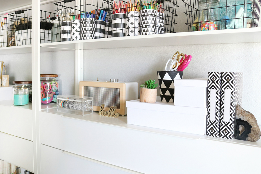 simple-stylish-craft-studio-organization-9 - The Crafted Sparrow