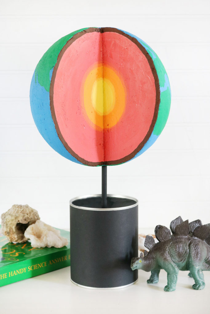 Layers of The Earth DIY Foam Model