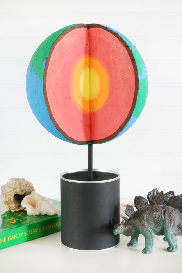 Layers of The Earth DIY Foam Model