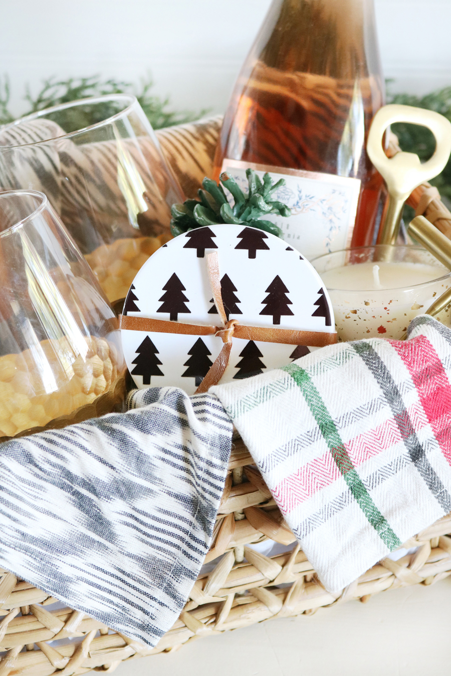 DIY Modern Christmas Coaster Gift Idea - The Crafted Sparrow