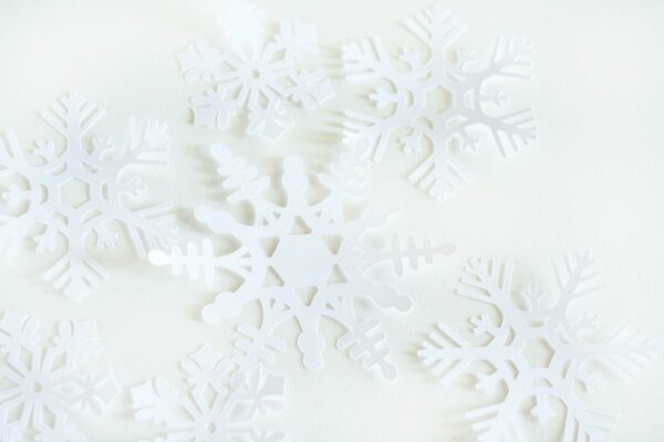 Simple Snowflake Wall Hanging Winter Decor