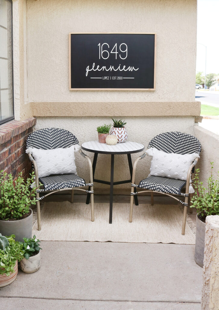 DIY Modern Address Sign with Cricut Explore Air 2