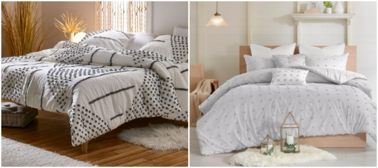 26 Neutral Comforter & Duvet Textured Bedding Options